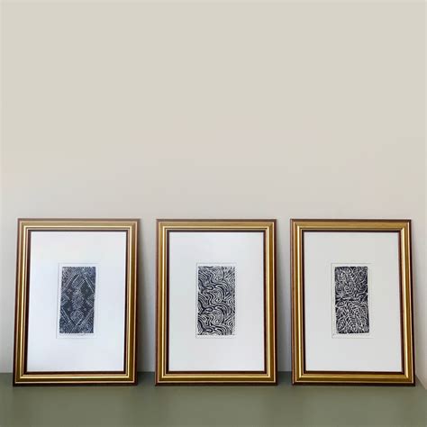 Artisan Patterned Frames Handprint Sharahstudio Artisan Patterned Frames Handprint Sharahstudio