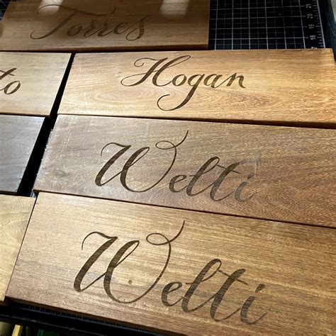 Custom Wood Engraving San Diego Inscriptu
