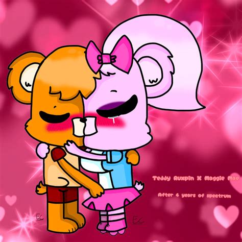 Teddy Ruxpin X Maggie Mae After 4 Years By Evafanartsclubec On Deviantart