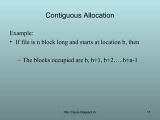 Allocation Methods Continuous Method 47 PPT