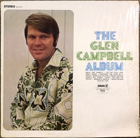 Glen Campbell The Glen Campbell Album Album Art Fonts In Use