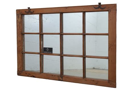 Sold At Auction Antique Quebec Pine 12 Pane Window Frame Mirror