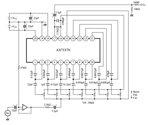 7 Element Graphic Equalizer Ic For Hi Fi An7337n