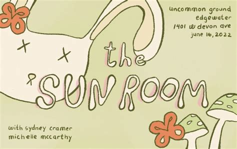 The Sun Room W Sydney Cramer And Michelle Mccarthy Tickets Uncommon Ground Edgewater