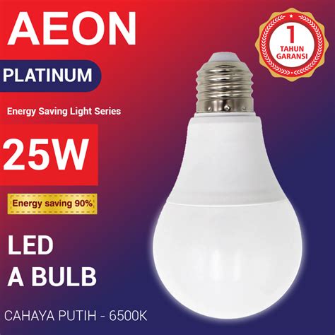 Jual Lampu Garansi Platinum LED Bulb W W W W W W W Bohlam LED Cool White E Garansi