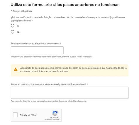 Cómo solucionar los problemas para entrar en Gmail error al iniciar sesión
