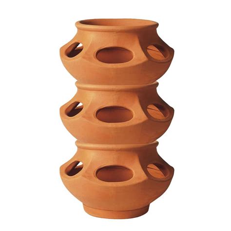 Pot En Terre Cuite Boule Ajouré 38cm Vente Au Meilleur Prix