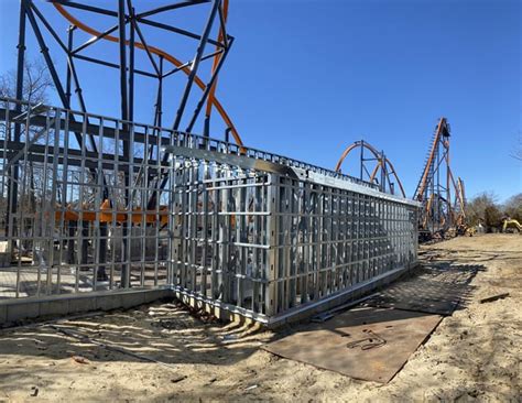 Jersey Devil Coaster Construction Update 3521 New On The Site This