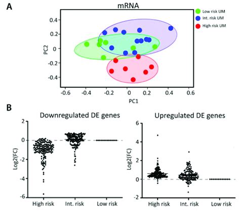 Integration Of Mirna And Mrna Data A Pca Plot Showing The