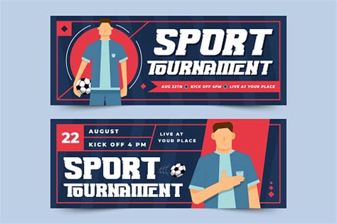 사용자 정의하기 쉬운 축구 토너먼트 스포츠 이벤트 표지 배너 디자인 템플릿 0명에 대한 스톡 벡터 아트 및 기타 이미지 0명