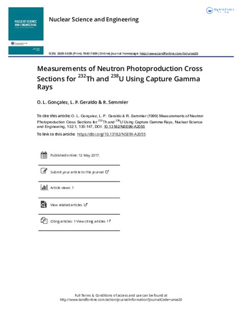 Pdf Measurements Of Kev Neutron Capture Cross Sections And Capture