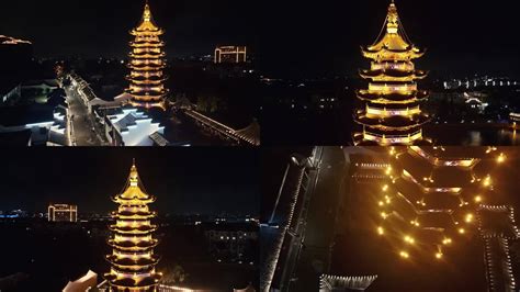 泗泾古镇安方塔航拍2视频素材下载编号25251969光厂vj师网