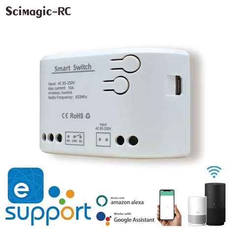 Ewelink Smart WIFI Relay Module Home Automation 1CH DC5V 7 32V AC 220V