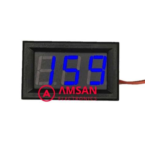 Volt Meter AC V Inch Voltmeter Digital Kabel AC V AMSAN ELECTRONICS