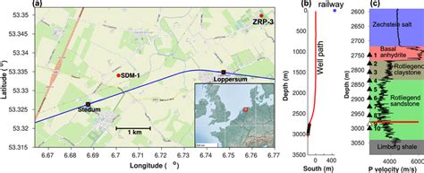 A Map Of The Area With The Bottom Locations Of Boreholes Sdm 1 And