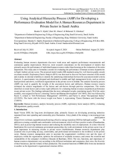 pdf using analytical hierarchy process ahp for developing a