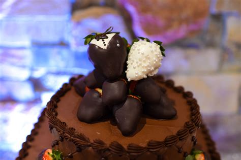 Chocolate Covered Strawberry Wedding Cake Topper