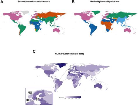 Empirical Clustering Of Global Countries Panel A Depicts Country