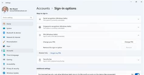 How Do I Remove Pin Windows Hello Option If It Is Greyed Out