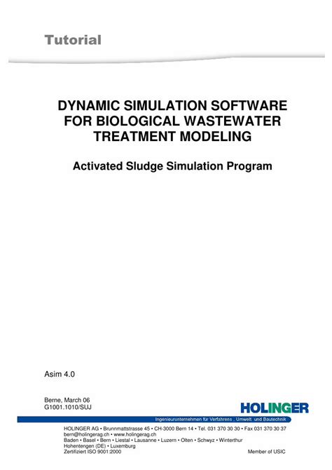 Pdf Dynamic Simulation Software For Biological · Dynamic Simulation