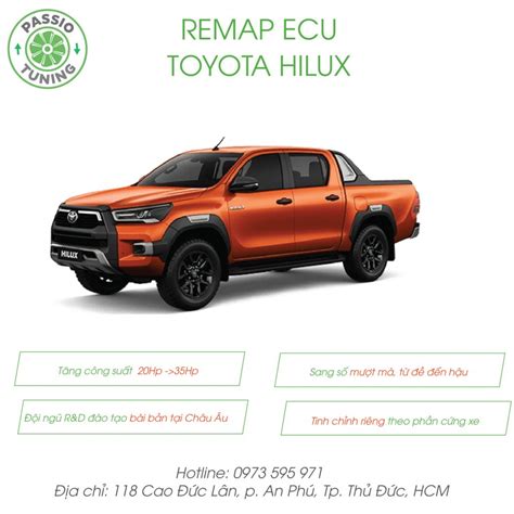 Gói Remap Ecu Cho Toyota Hilux Passio Tuning