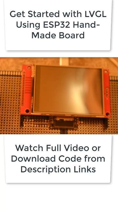 Get Started With Lvgl Using Esp Idf Esp32 Lvgl Youtube