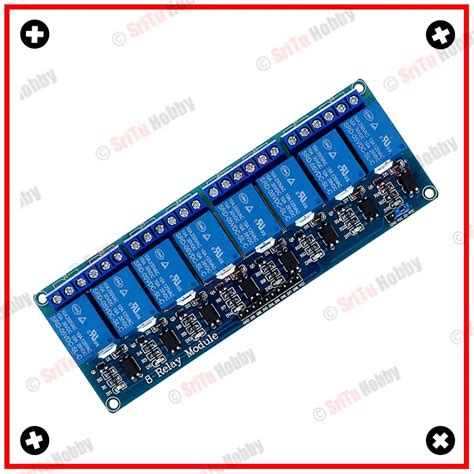 Channel Relay Module With Optocoupler Relay Output V V V SriTu Hobby