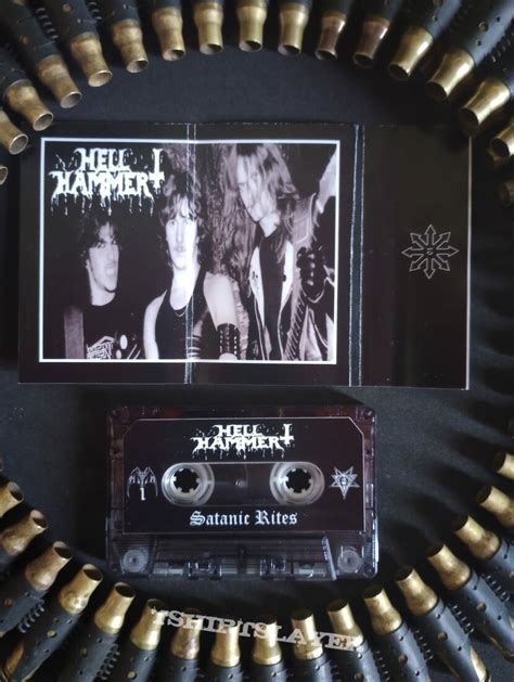 Hellhammer Satanic Rites Tape Tshirtslayer Tshirt And Battlejacket