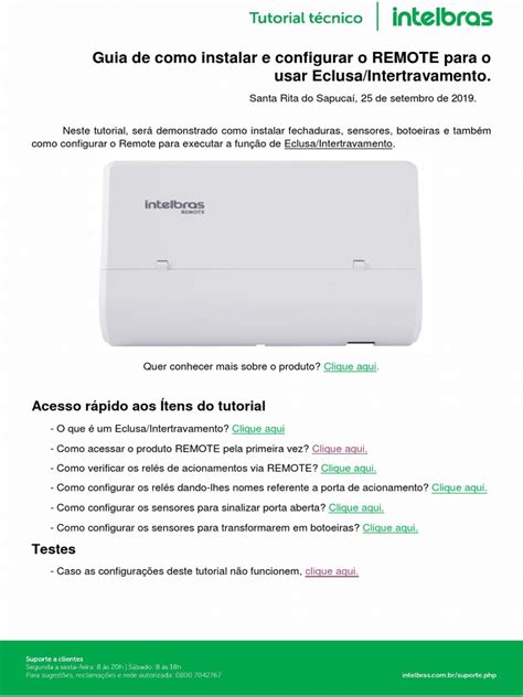 guia completo instalando e configurando o remote para usar a eclusa