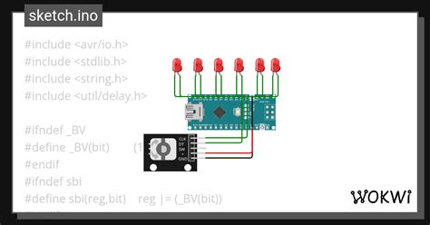 enkoder prawie działa Wokwi ESP STM Arduino Simulator