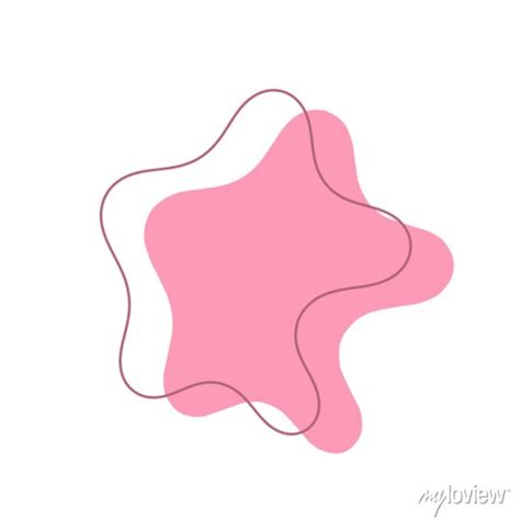 Aesthetic Blob With Line Art Blob Clipart Blob Png Abstract Posters For The Wall • Posters