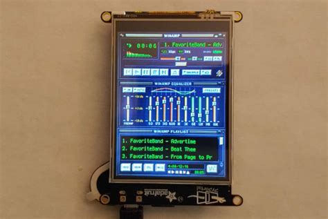 New Guide Pyportal Winamp Mp3 Player Pyportal Circuitpython Adafruitlearningsystem Adafruit