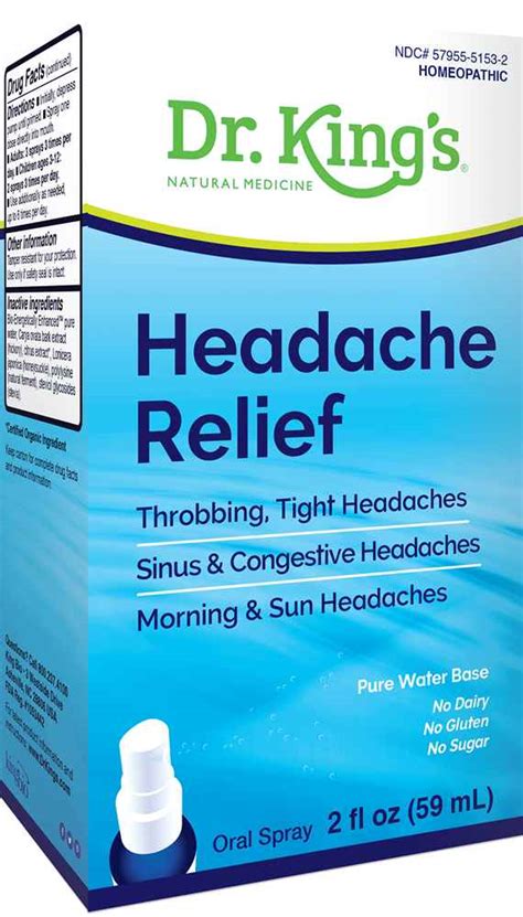 Headache Relief Dr Kings