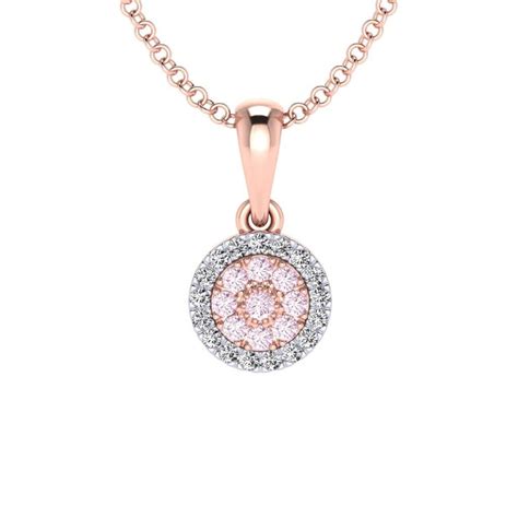 エミネンス ピンク ディスク ネックレス Eminence Pinks Diamond Disc Pendant Eminence