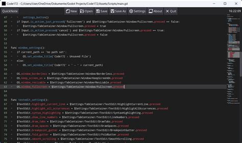I Made A Code Editor Called Code172 In Godot Link In Comments Ritchio