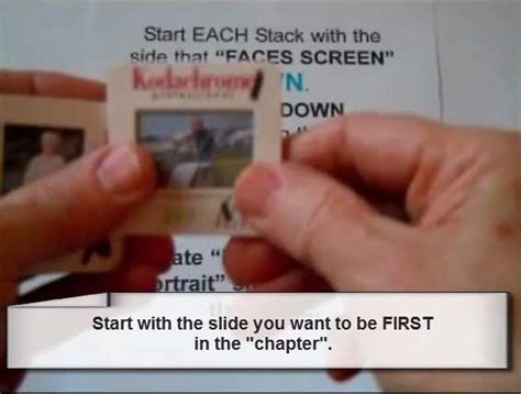 Stacking Your Slides Stack Upside Down