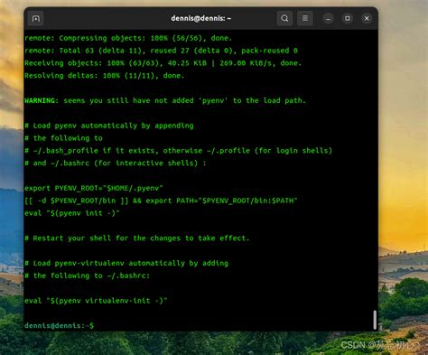 ubuntu22 04 3安装pyenv、pipenv来管理python版本和每个项目的虚拟环境，vscode中配置pipenv环境