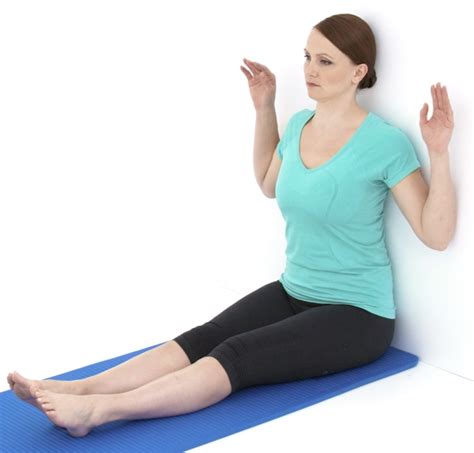 Como executar o exercício do anjo na parede Physitrack