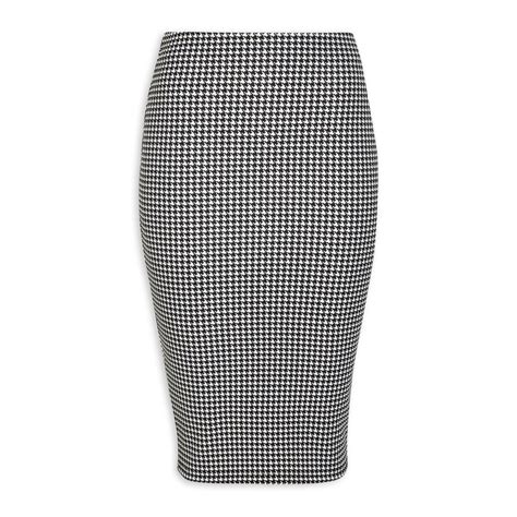 Houndstooth Bodycon Skirt Truworths