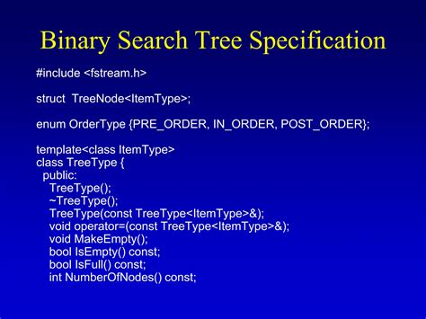 Data Structure Very Binarysearchtreesppt