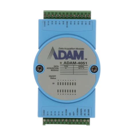 Advantech ADAM 4051 BE Remote I O Input Module 16 Ch Isolated DI W LED Modbus ADAM 4000