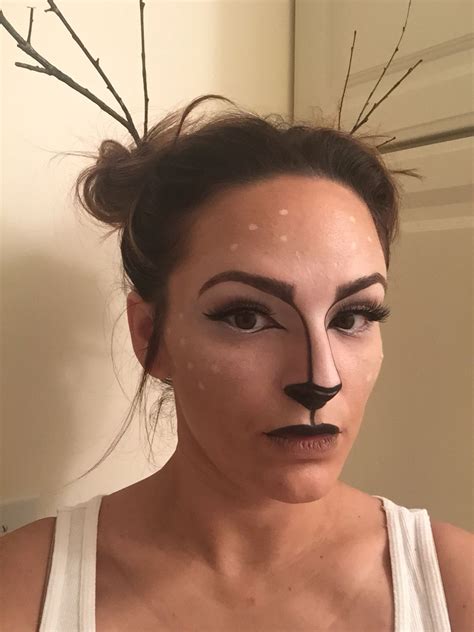 Halloween Diy Make Up Deer Halloween Makeup Pretty Halloween Makeup