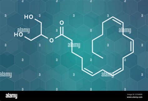 2 Arachidonoylglycerol 2 Ag Endocannabinoid Neurotransmitter Molecule