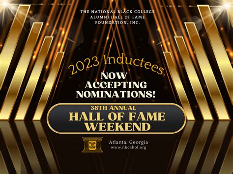 The National Black College Alumni Hall Of Fame Foundation Inc Seeks