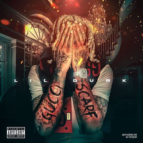 17 Likes 0 Comments News Durkupdates On Instagram Lil Durk Gucci Scarf Cover Art By