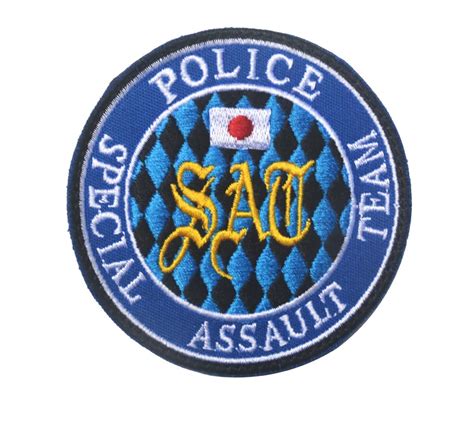 Custom Japan Flag Patches Special Assault Team Military Patch Hook Back
