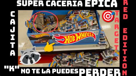 SUPER CACERIA EXITOSA HOT WHEELS RED EDITION CAJITA K CON SORPRESA YouTube