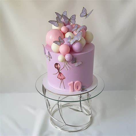 Торт с шарами Торт для девочки Торт для девочки на 10 лет Торт для девочки Оригинальные торты