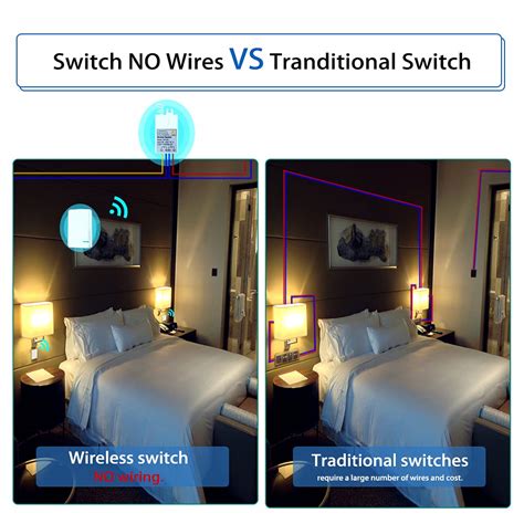 Buy Wireless 3 Way Switch And Receive Kit Electop No Wiring And No Wifi