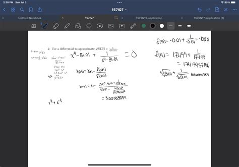 Having Trouble With Newtons Method R Calculus